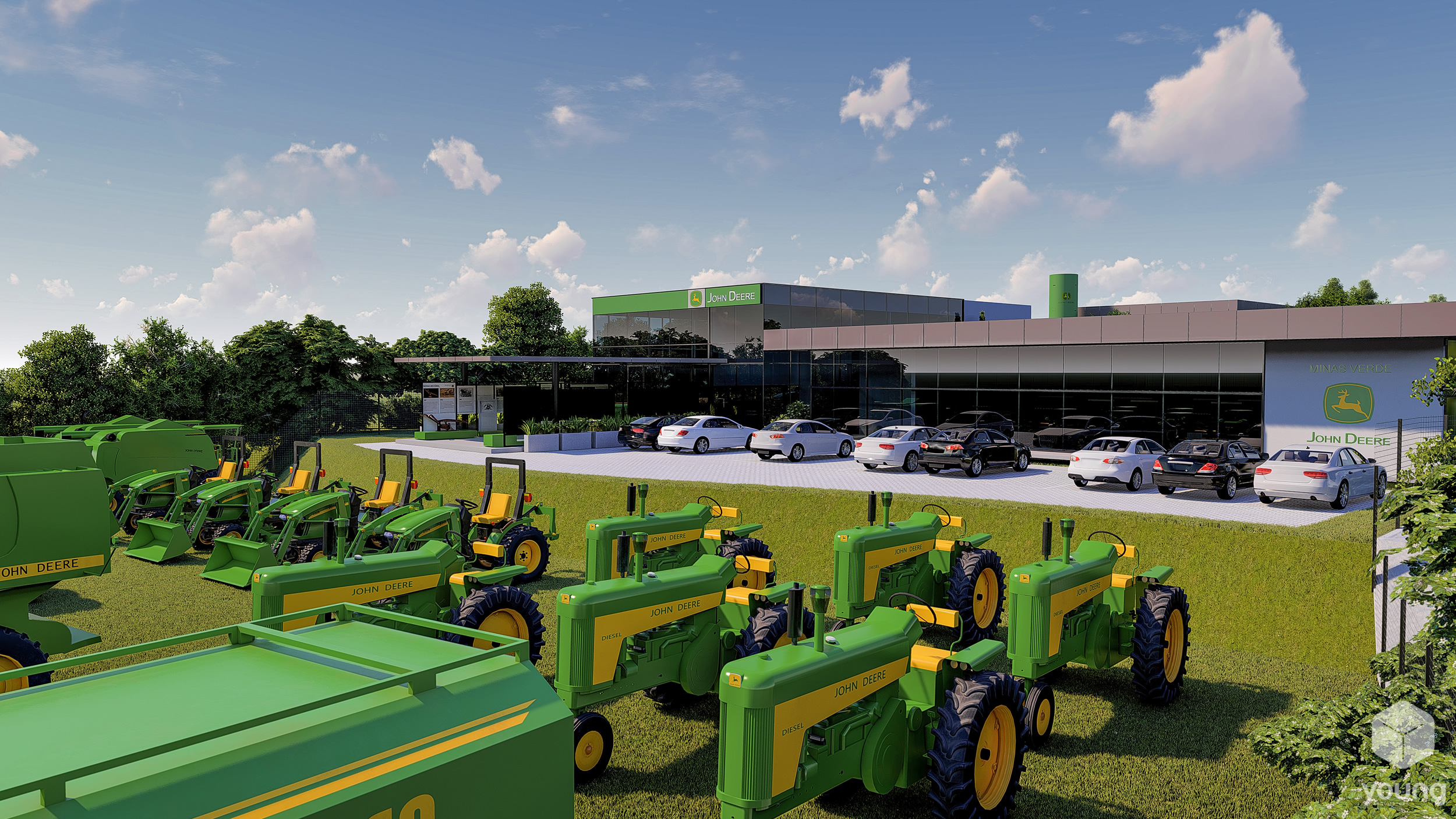 Sede John Deere (Minas Verde) - Young Arquitetura Criativa
